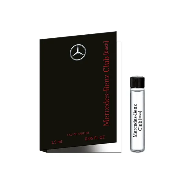 Mercedes Benz Club Black EDP for Men ( Vial 1.5ml ) - Fragaholic